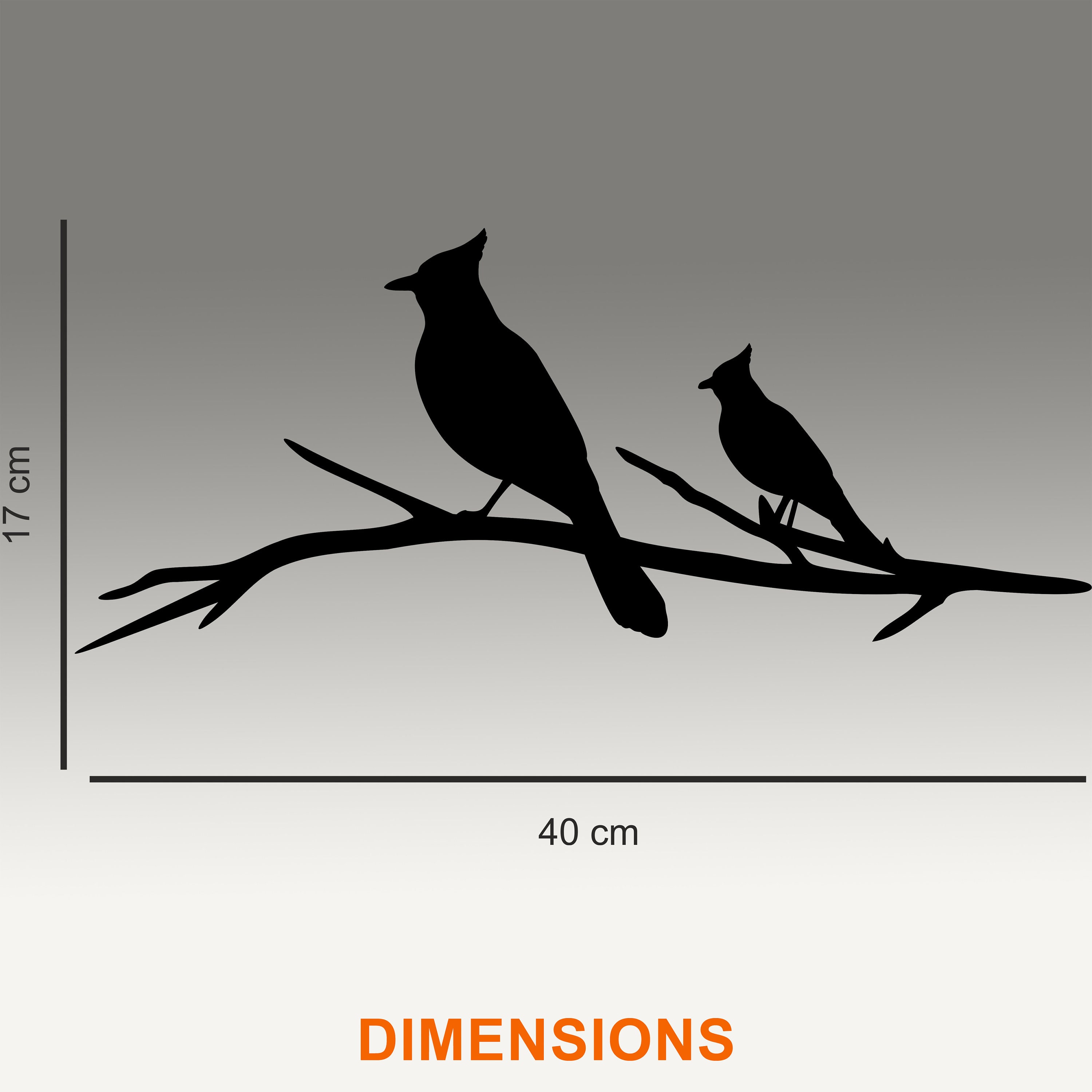 Handmade Metal Bird Statue: Modern Garden Art, Outdoor Decor (17cm X ...