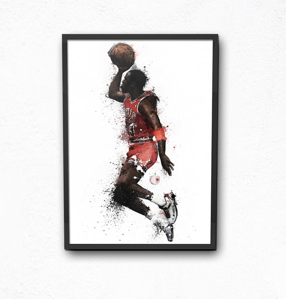 Framed Michael Jordan Poster