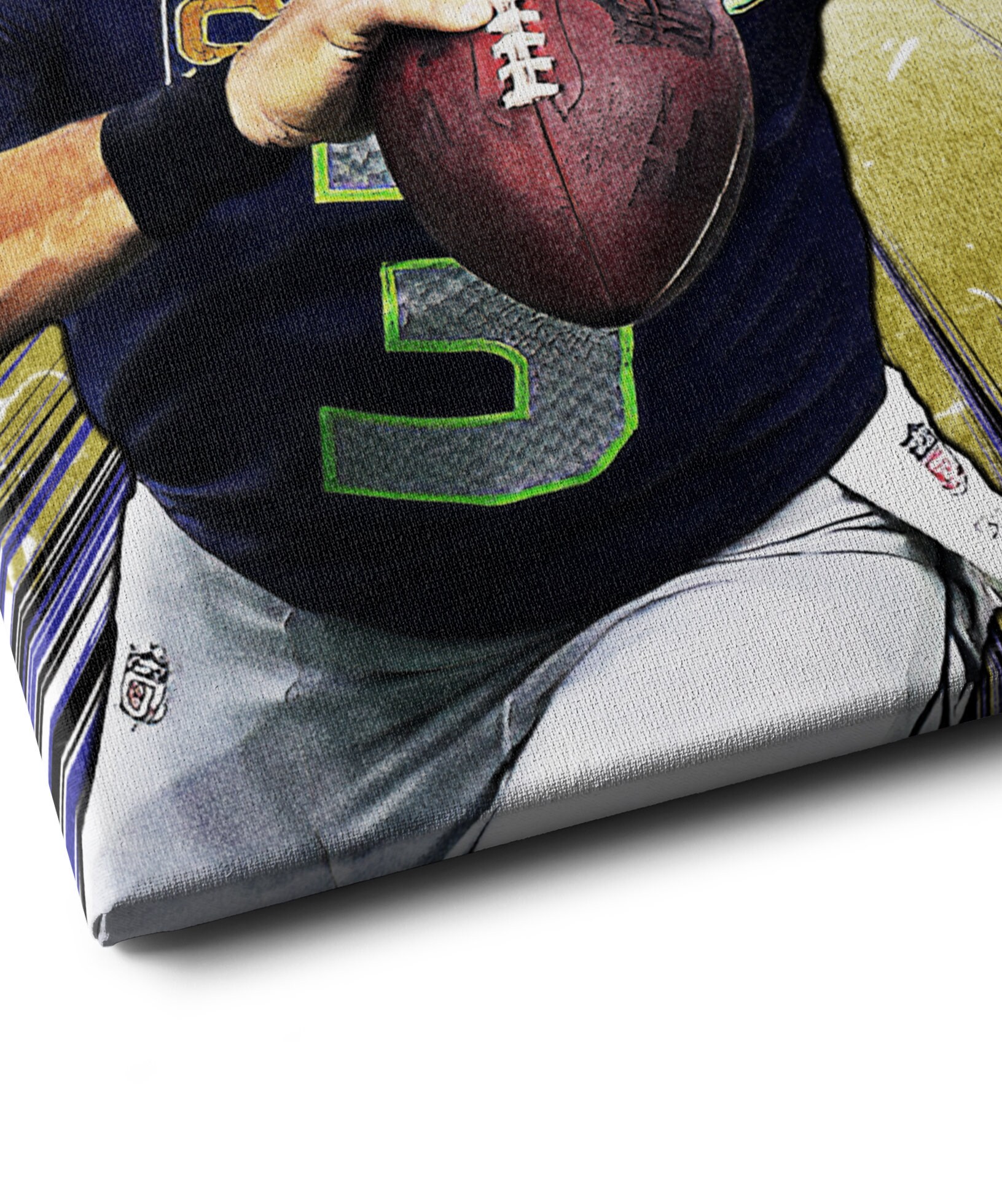 Russell Wilson Poster Seattle Seahawks Canvas Print Sports | Etsy