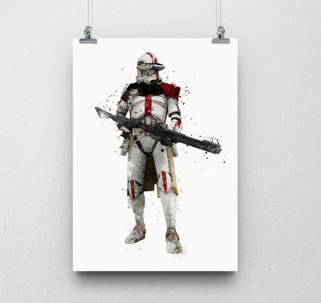 Captain Deviss Star Wars: the Clone War Film Poster Movie - Etsy