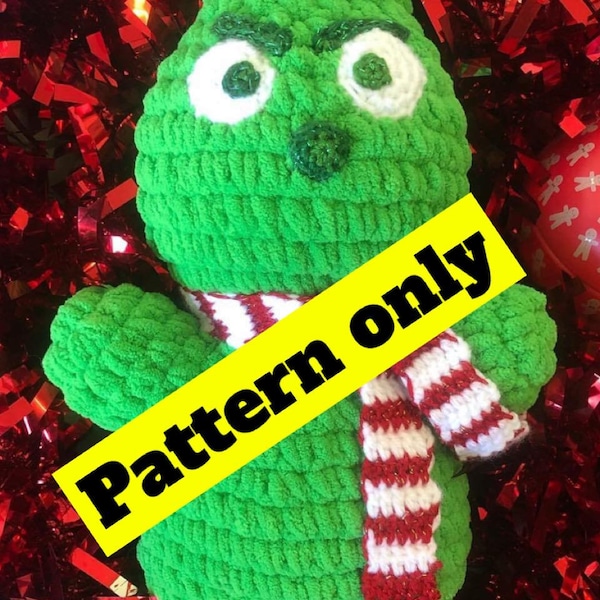 Grinch Crochet Pattern - Etsy