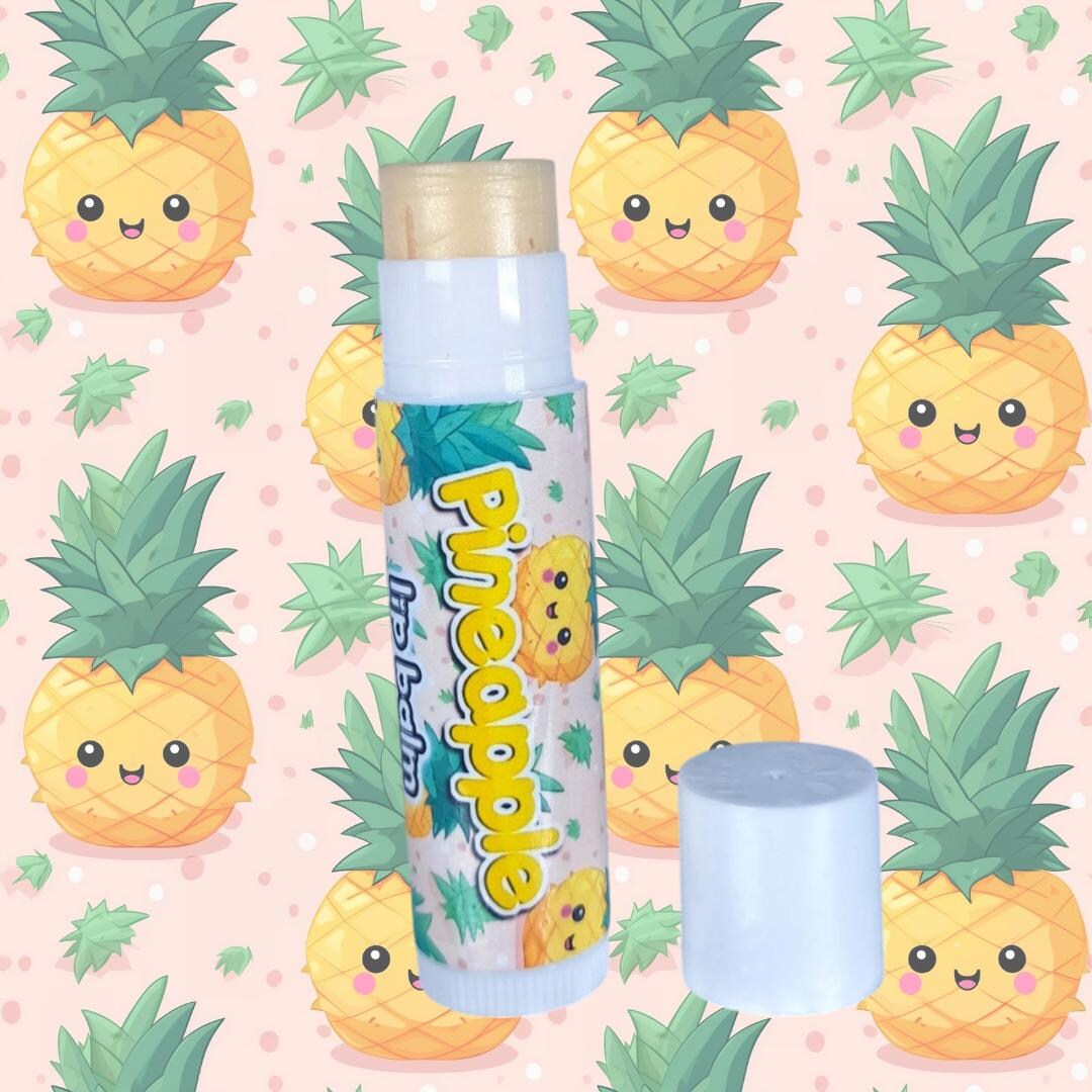 Pineapple Flavored Lip Balm| Best Sweetened Lip Balms | Natural ...