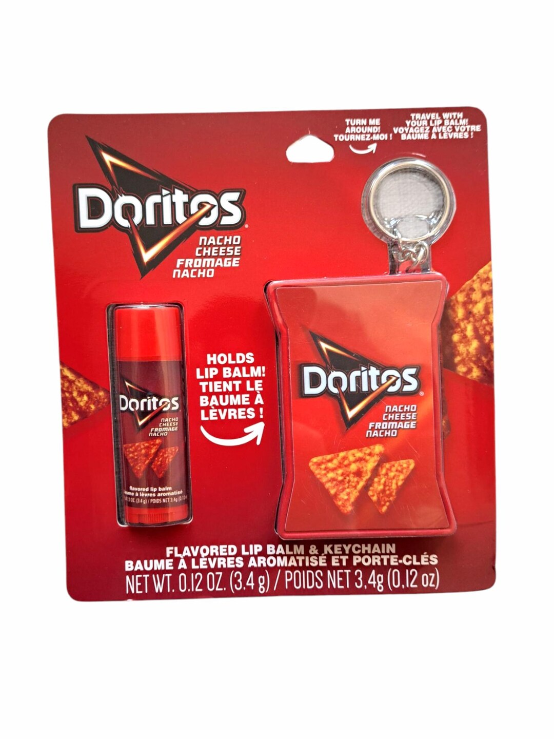 Doritos Nacho Cheese Keychain Lip Balm | From My Personal Collection - Etsy