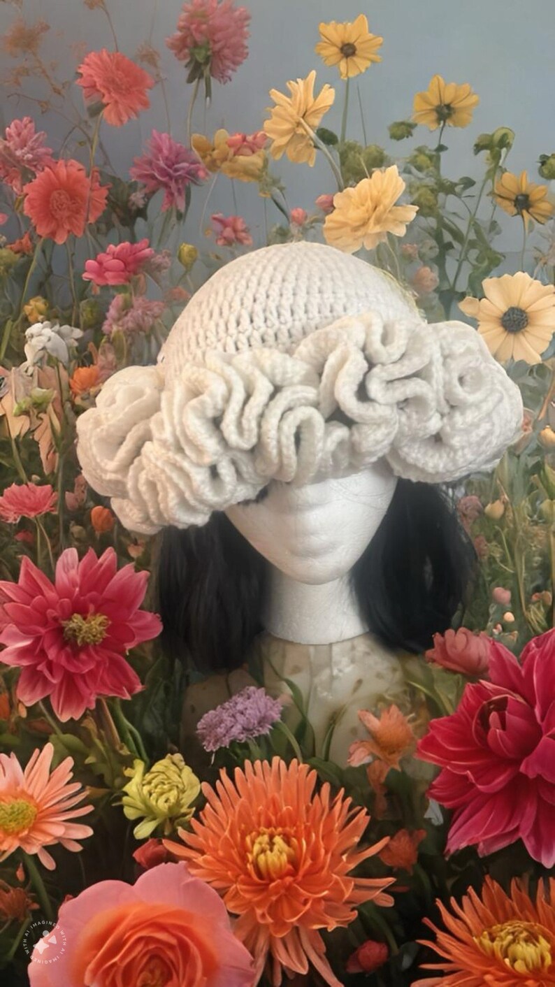 Mega Ruffle Hat - Etsy