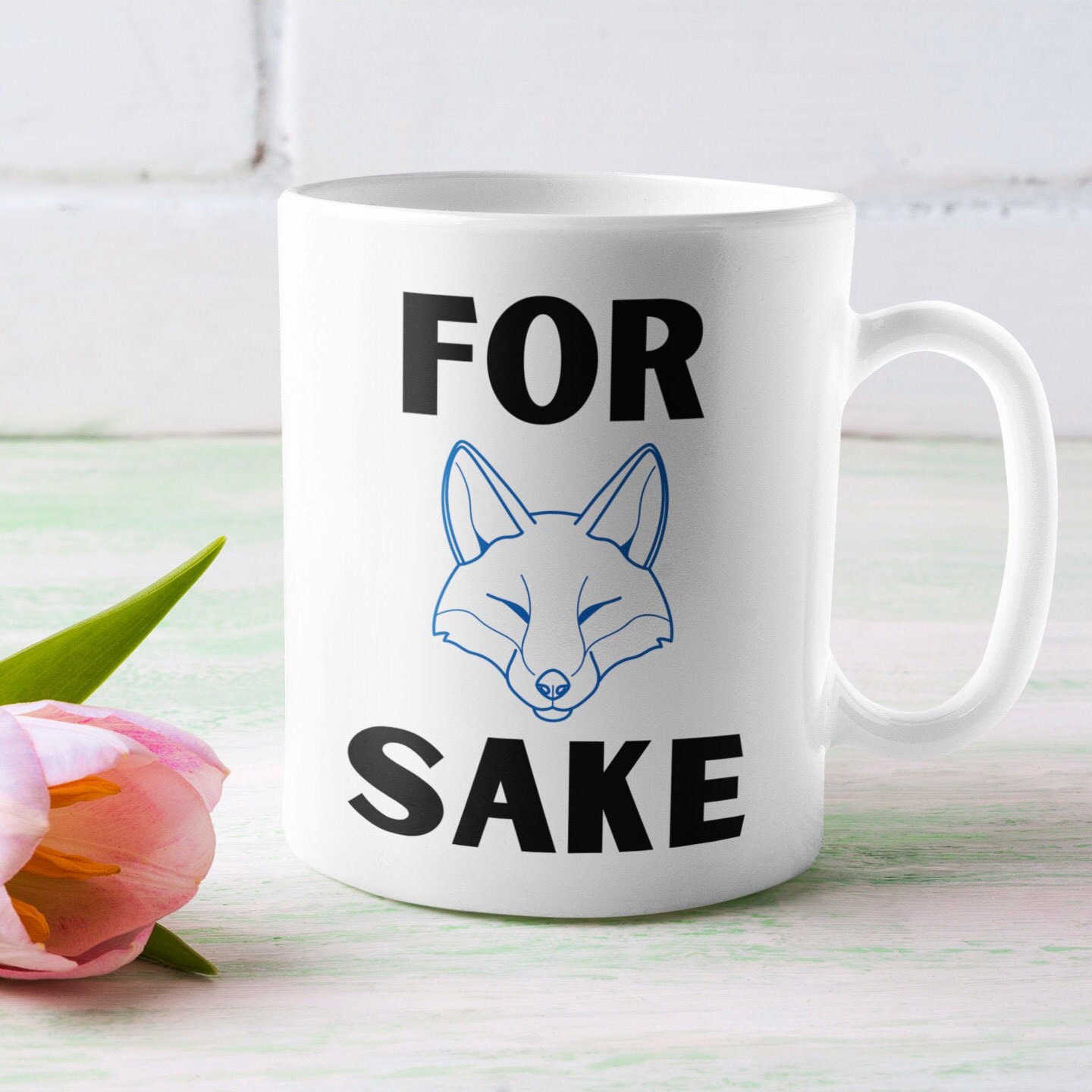 For Fox Sake Mug 11oz - Etsy