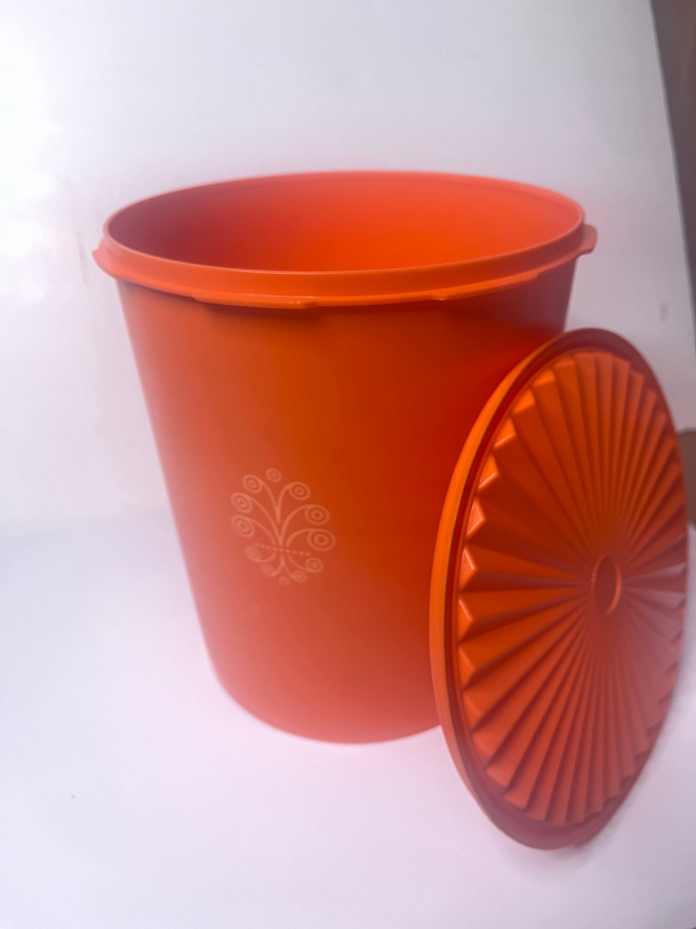 70s Vintage Orange Tupperware - Etsy