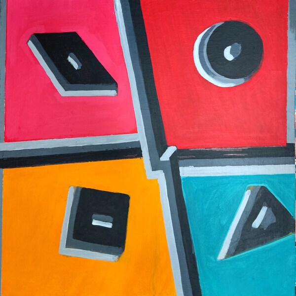 Cubism Acrylic - Etsy