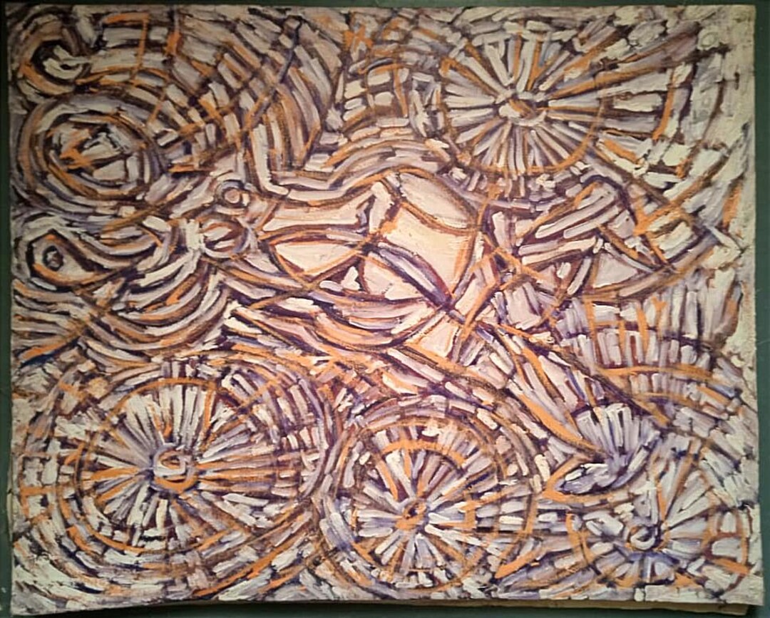 Abstract Painting,original Oil Artwork,modernism Painting,ukrainian ...