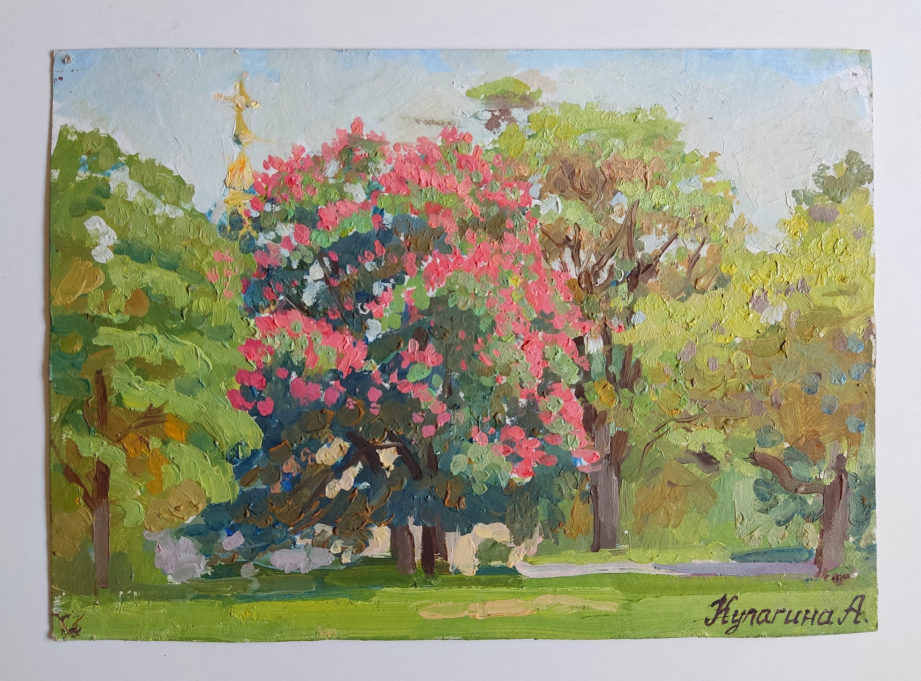 Original Oil Painting, Fine Art Landscape, Ukrainian Landscape Artwork ...