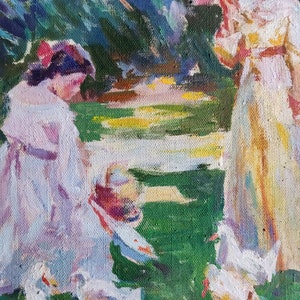 Original Oil Painting,vintage Impressionism Artwork,ukrainian Artist ...