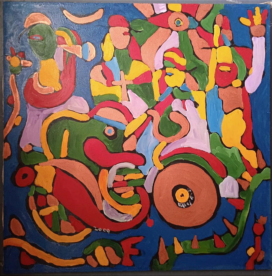 Abstract Painting,original Oil Artwork,modernism Painting,ukrainian ...