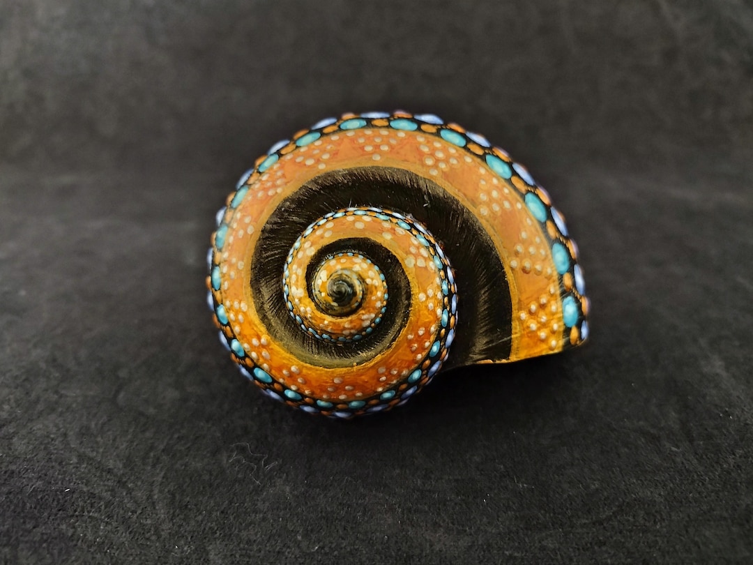 Brilliant Gold Sea Snail Spiral Shell - Etsy