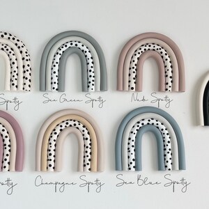 Large Rainbow | Spotty Rainbow | Wall Hanging Rainbow | Polka Dot ...