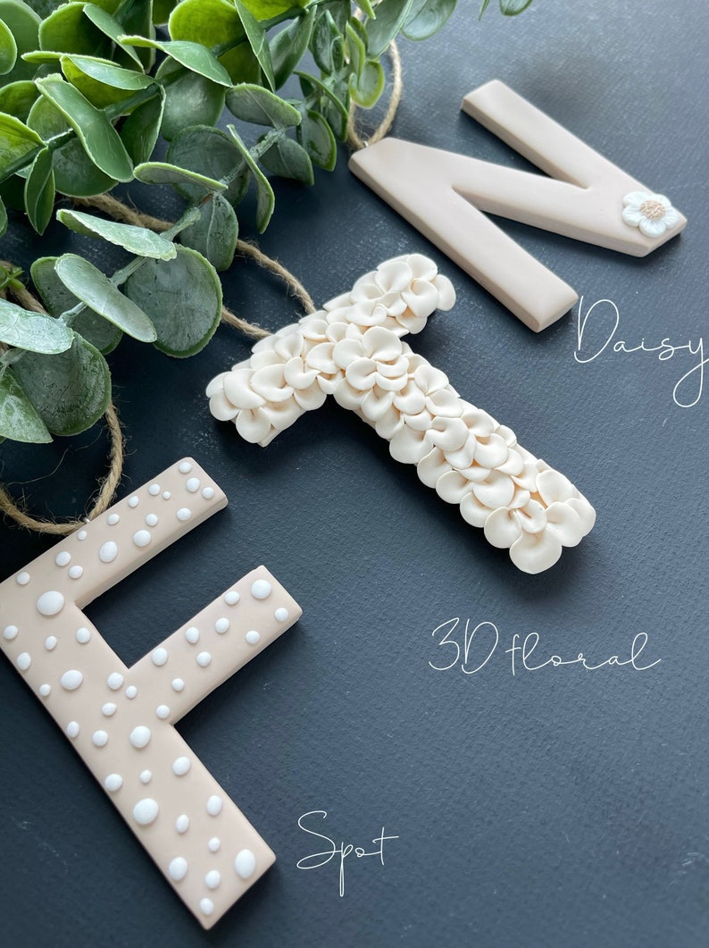 Individual Hanging Letters Personalised Letters Nursery - Etsy