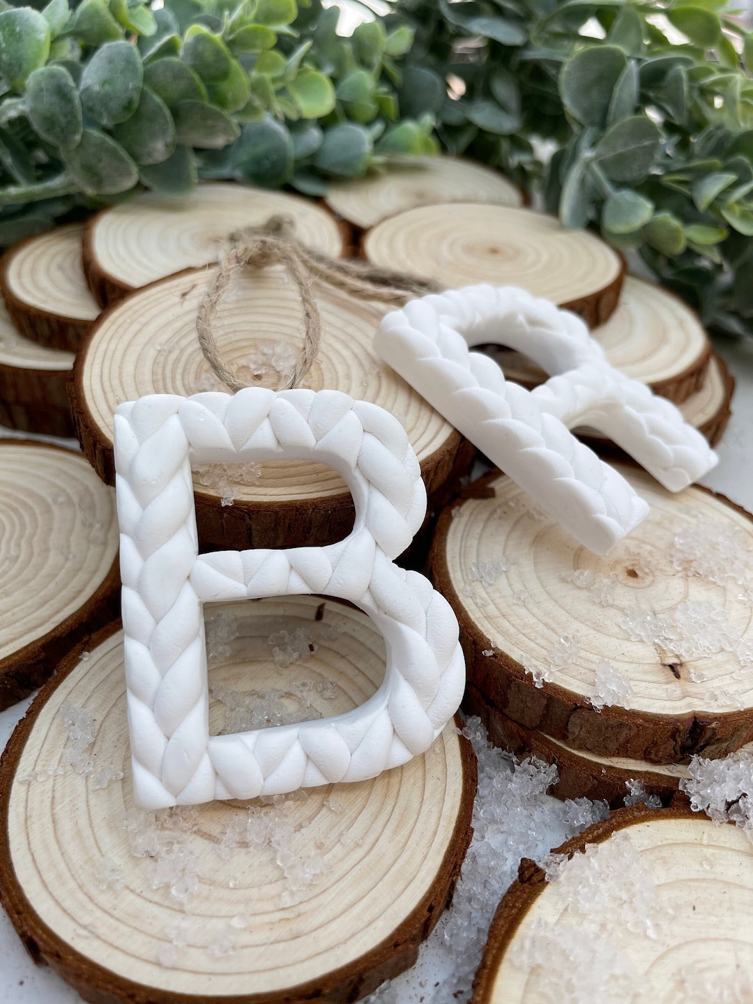 Chunky Knit | Chunky Knit Letters | Chucky Knit Tree Decorations | Clay ...