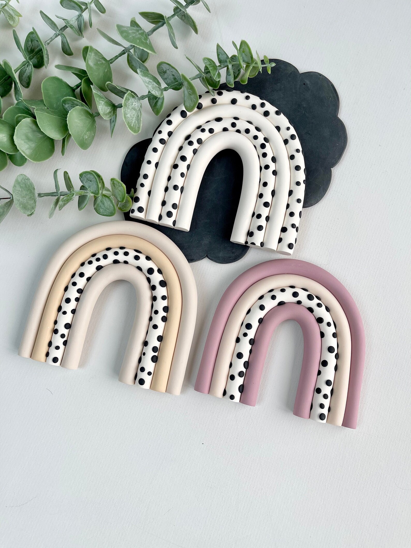 Large Rainbow | Spotty Rainbow | Wall Hanging Rainbow | Polka Dot ...