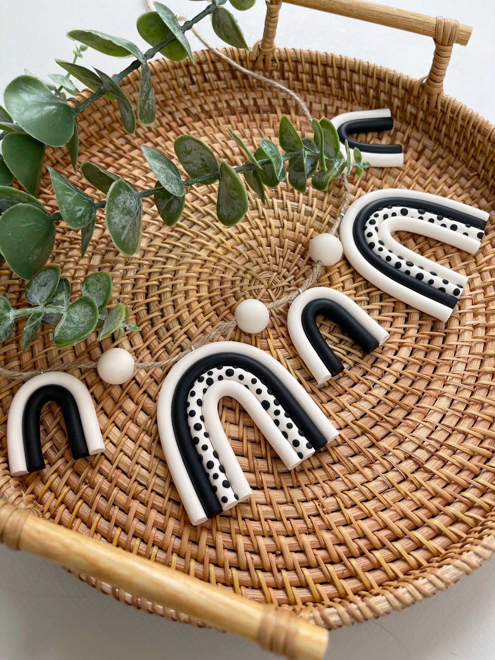 Spotty Rainbow Garland Neutral Rainbow Rainbow Garland - Etsy UK