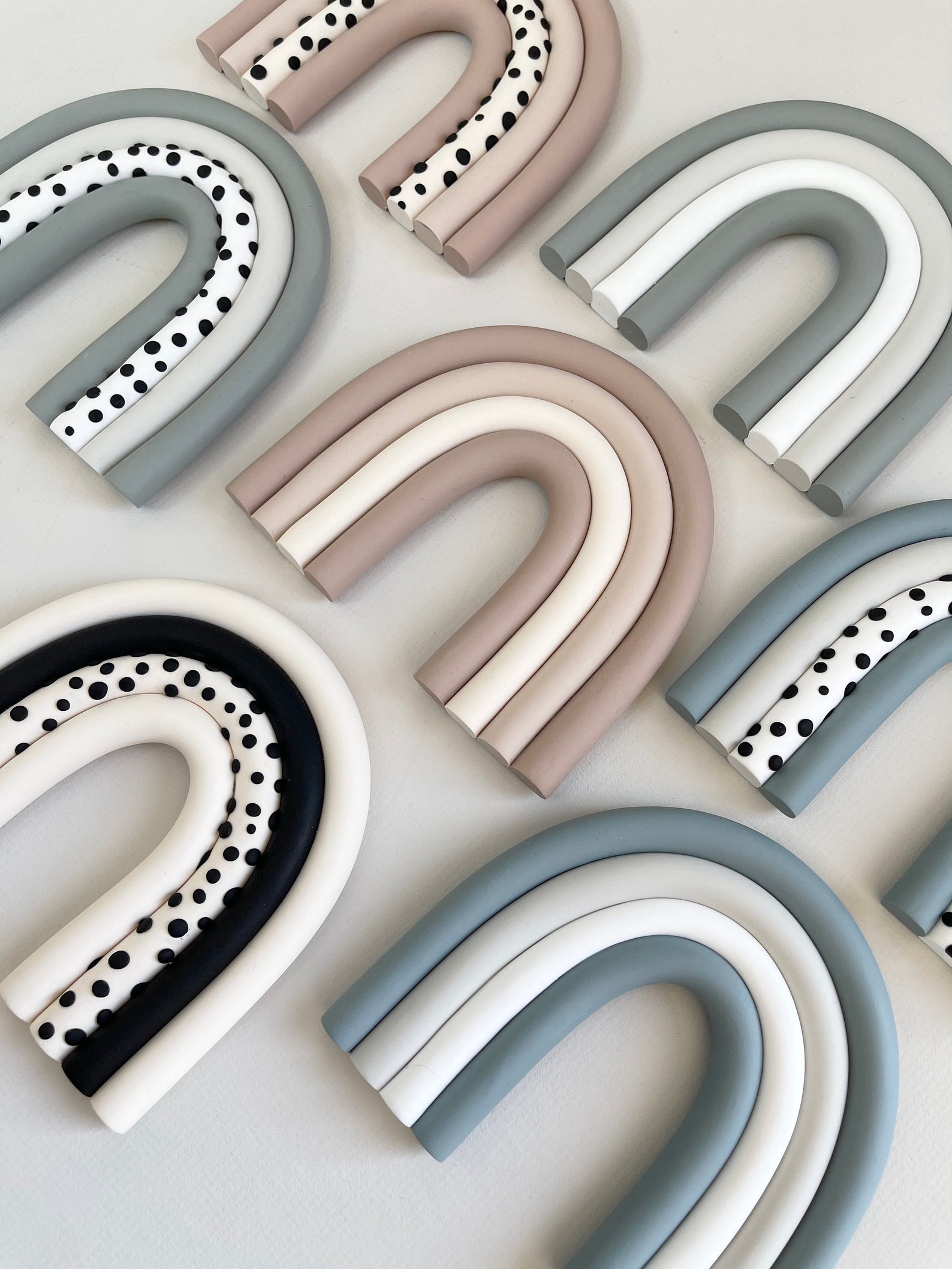 Large Rainbow | Spotty Rainbow | Wall Hanging Rainbow | Polka Dot ...