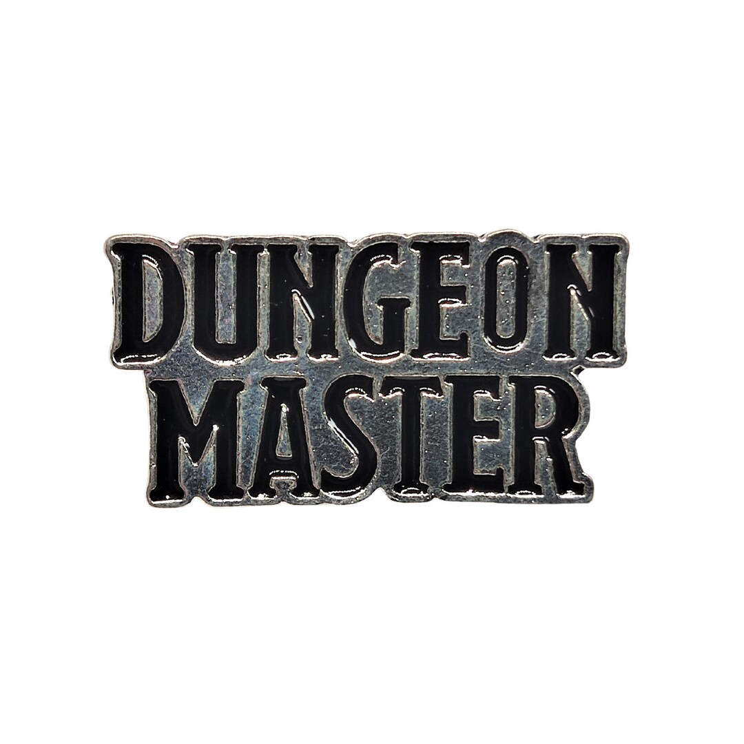 D&D Dnd Dungeons and Dragons Badge "dungeon Master" Enamel Pin Brooch ...