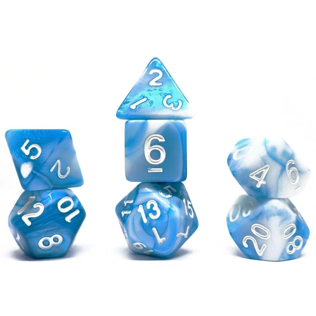 Iceberg | D&D Dice Ray of Frost Ice Wizard Dice Polyhedral Ice Dice ...