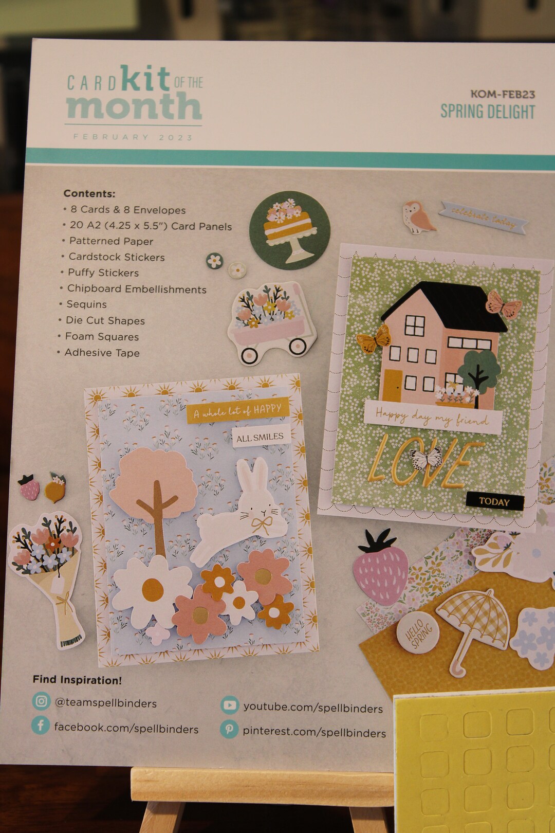 Spellbinders Spring Delight Card Kit - Etsy