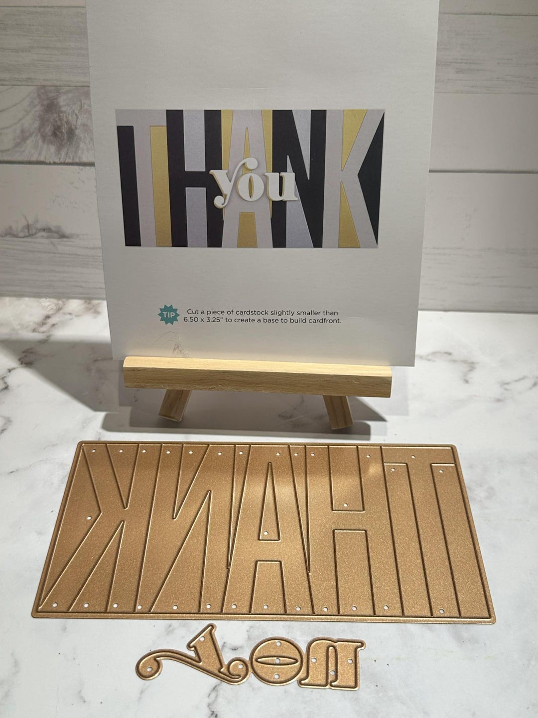 Spellbinders Thank You Be Bold Color Block - Etsy