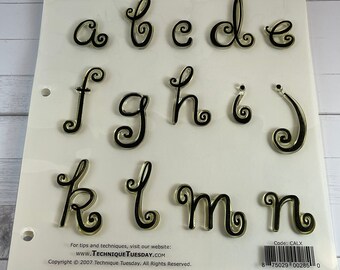 Large Letter Stamp | Etsy