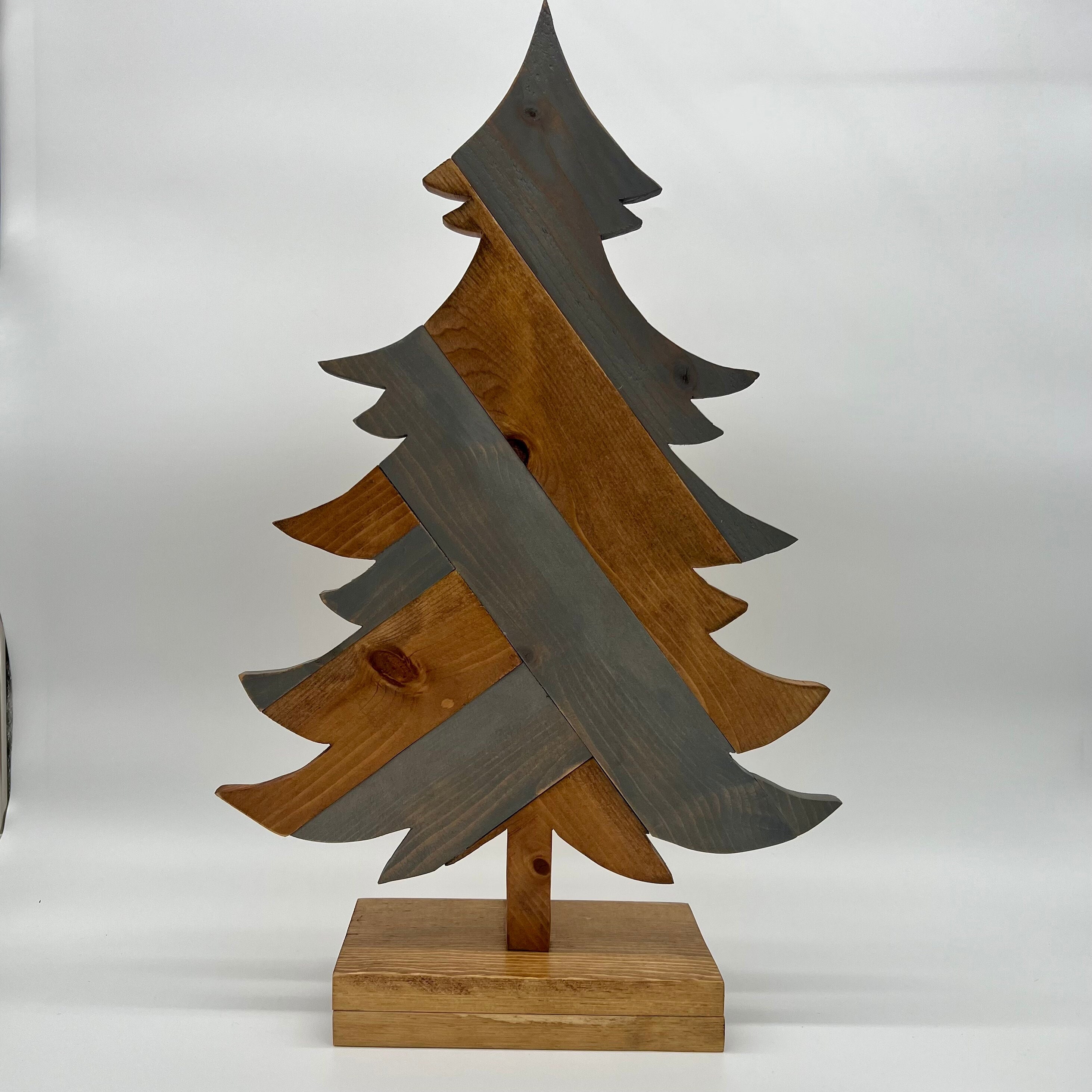 Table Top Wooden Christmas Tree - Etsy