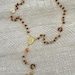 Catholic Prayer Rosary. Fall Themed Rosary With Pumpkins, Leaves, Gold ...