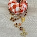 Catholic Prayer Rosary. Fall Themed Rosary With Pumpkins, Leaves, Gold ...
