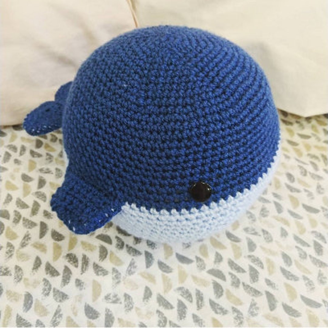 Amigurumi Crochet Pattern: Big Round Whale [fr] [en] - Etsy