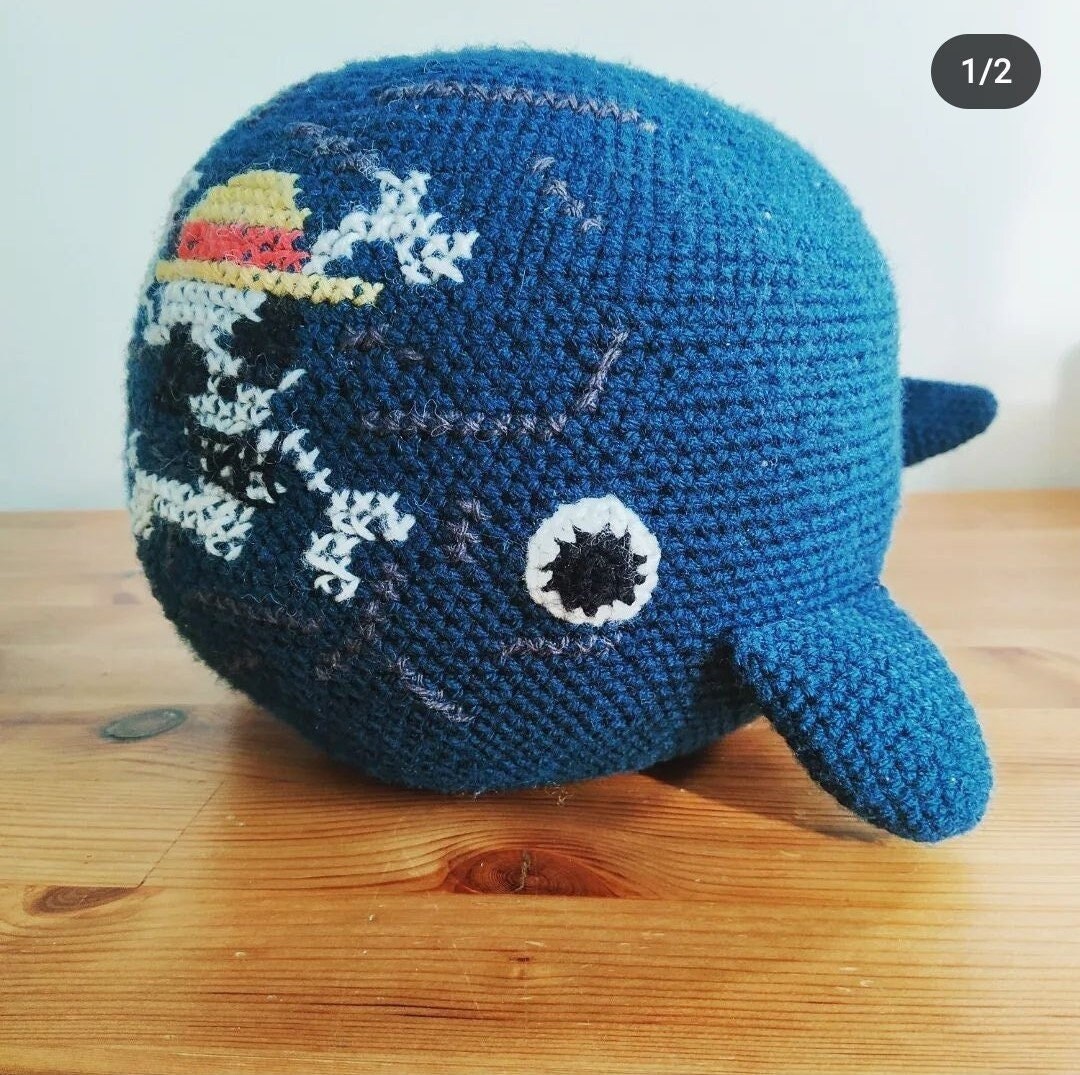 Plush Amigurumi Whale Laboon one Piece Crochet - Etsy