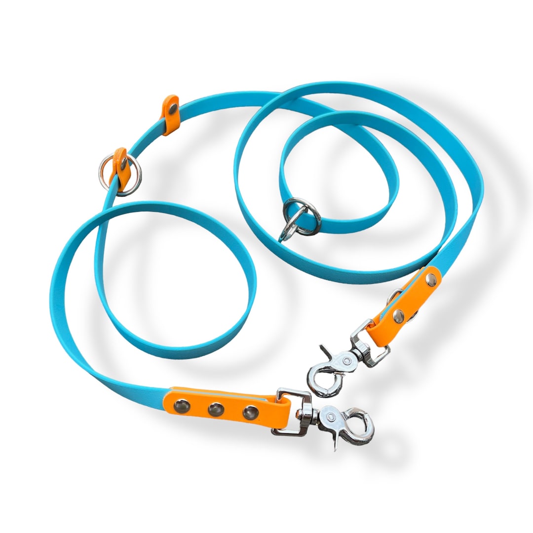 Biothane Multiway Dog Lead 7ft/210cm Training/biothane/vegan/leather ...