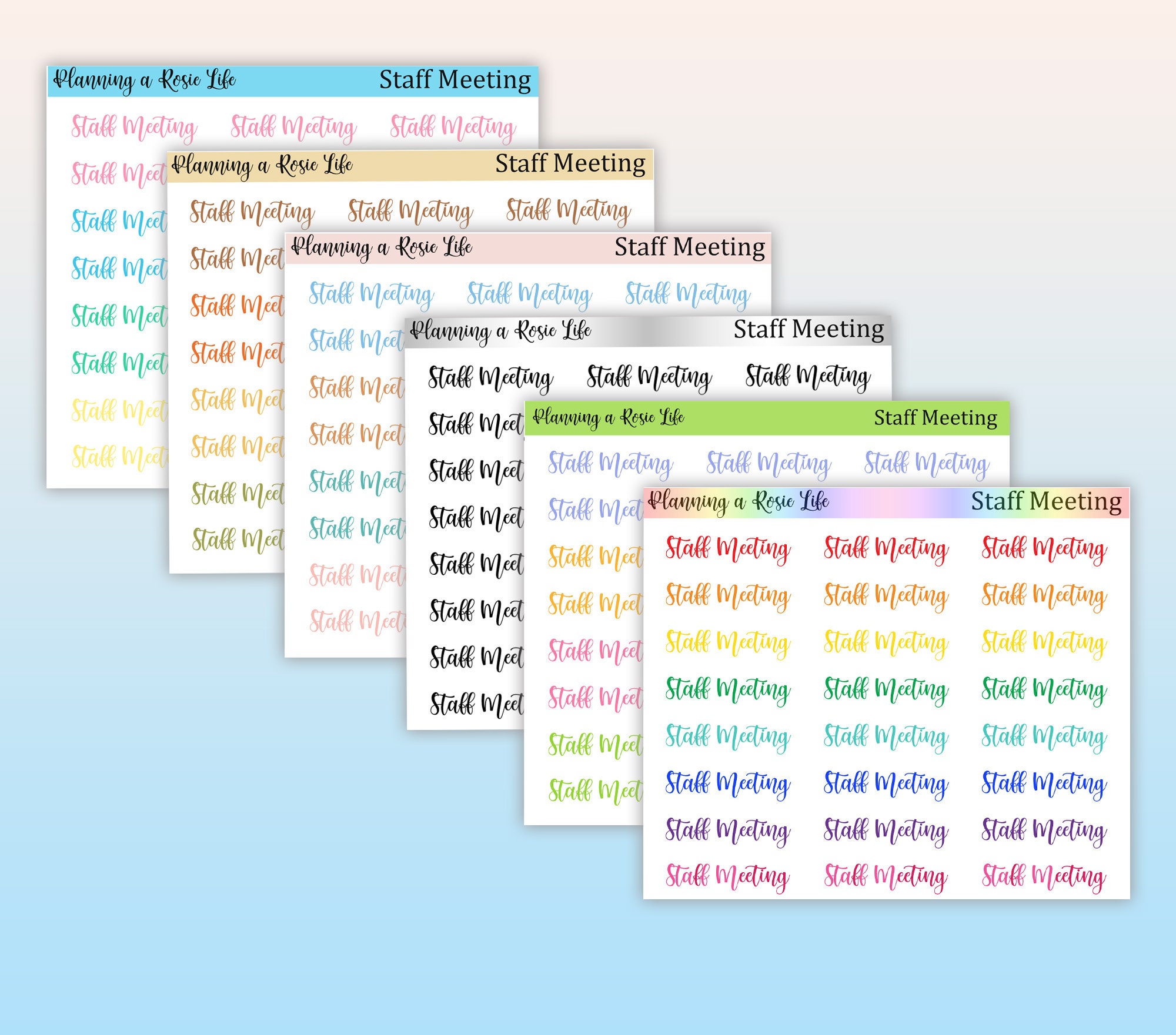 Paper & Party Supplies Calendars & Planners School Stickers Teacher ...