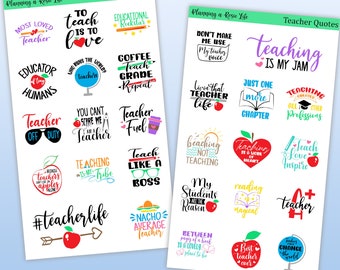 Inspirational Quote Stickers | Etsy