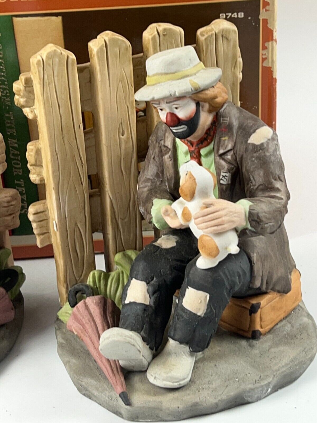 The Emmett Kelly JR Signature Collection Figurine Bookends - Etsy
