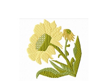 Sunflower Machine Embroidery Design Set of 3 Designs. Fit - Etsy