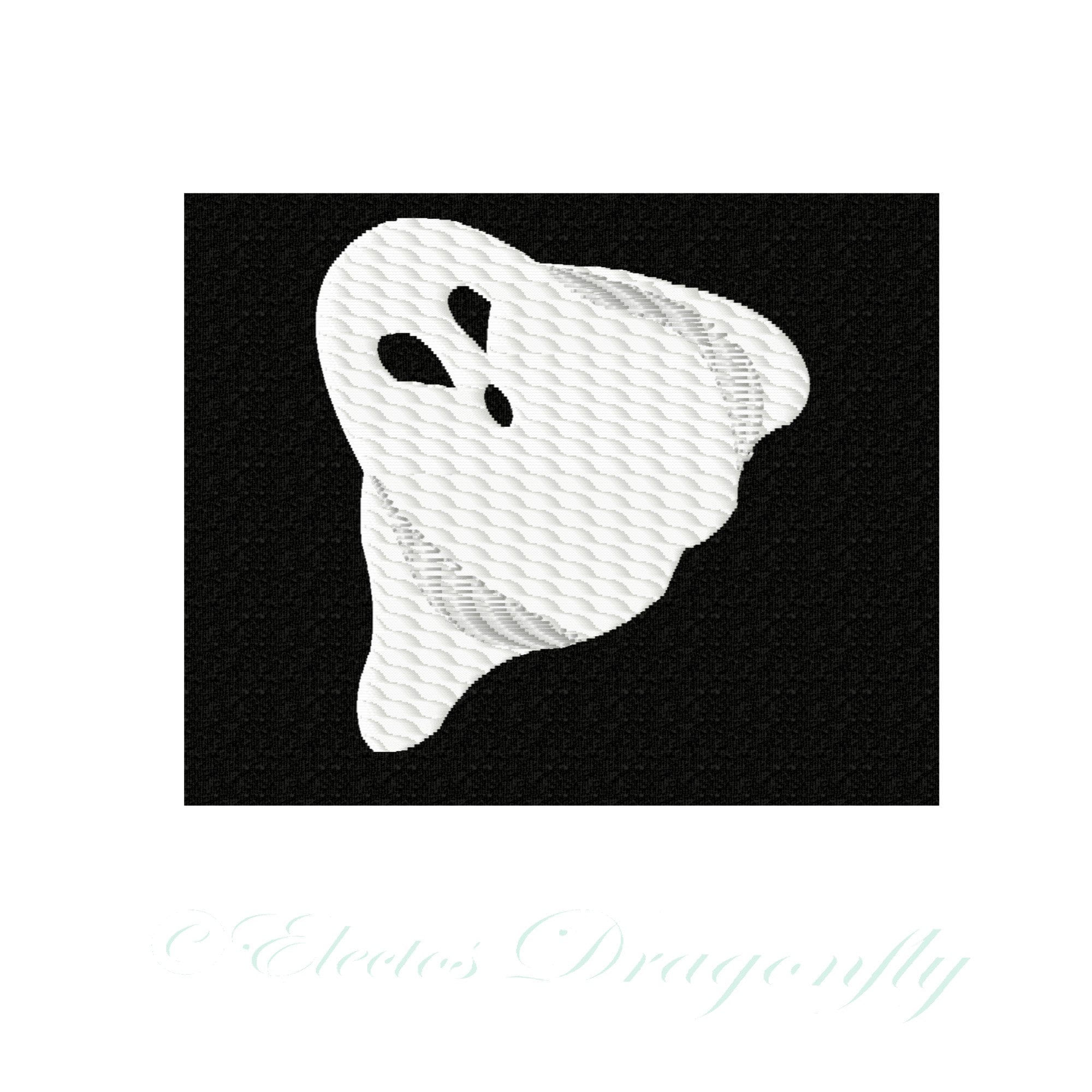 Ghosts -machine Embroidery Design - Etsy