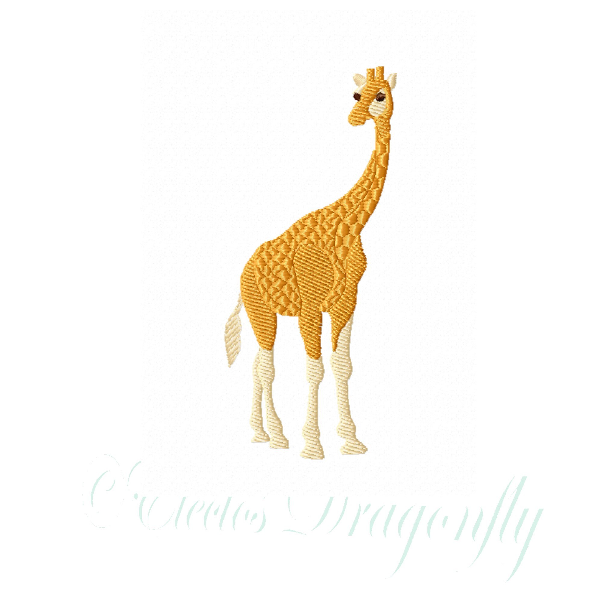 Giraffe's Gathering -2 Designs and Sizes Included- Machine Embroidery ...