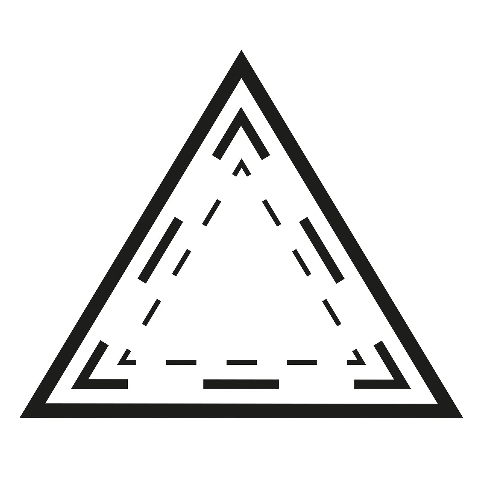 Geometry SVG Triangle Frames SVG - Etsy