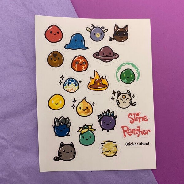 Slime Stickers - Etsy