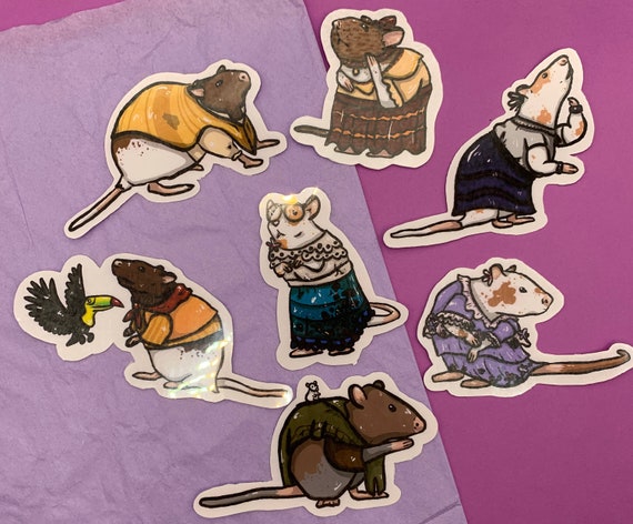 Encanto as Rats Sticker Set Encanto Characters as Brunos | Etsy UK