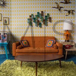 Vintage 1960s Living Room Digital Backdrop Bundle (JPEG) - Etsy