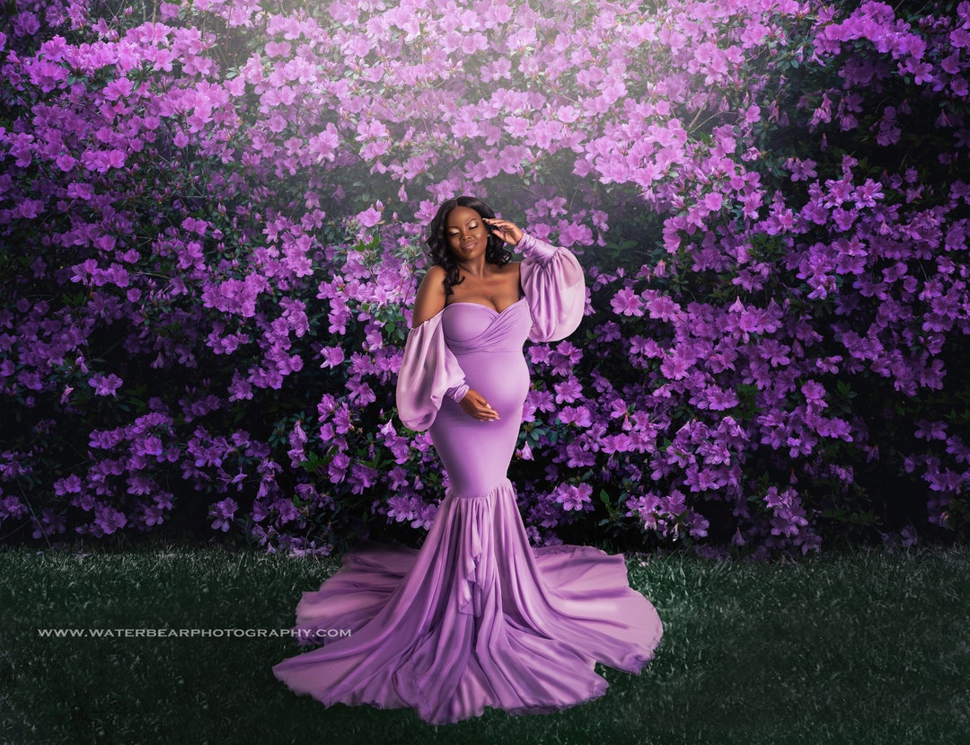 5 Purple Azalea Flowers Digital Backdrops Azalea Flower Violet for ...