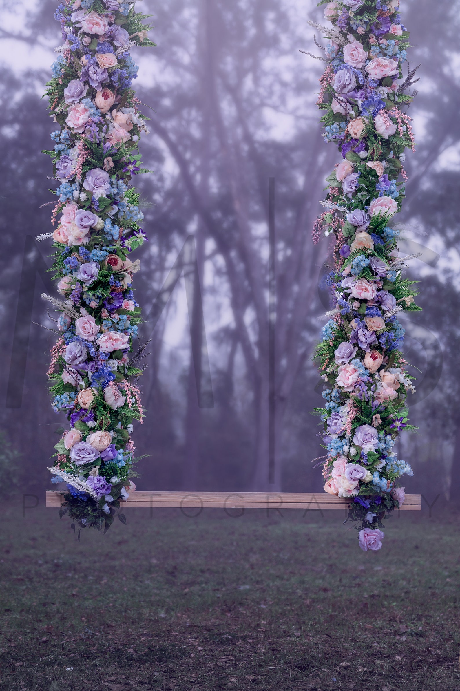 Lavender Haze Flower Swing Digital Background/backdrop Bundle - Etsy