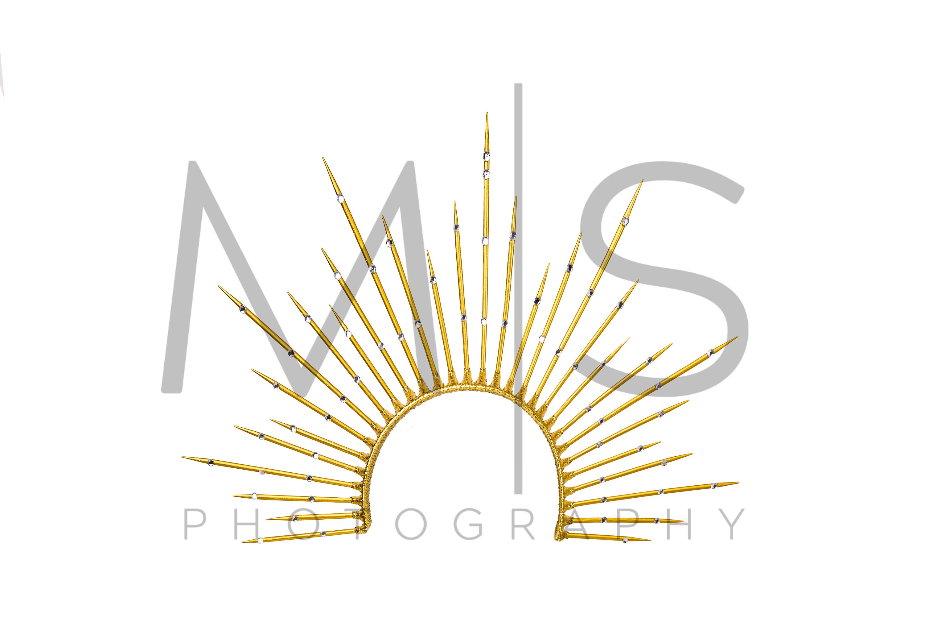 Gold Pointy Spike Crown Digital Overlay for Photographer | Etsy