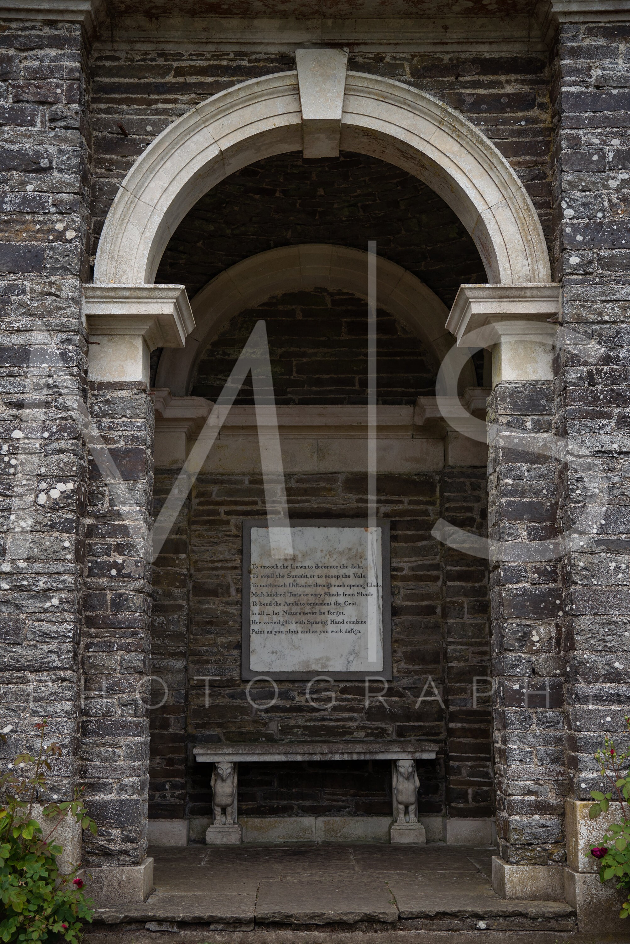 Fantasy Inspired Archway Celtic Stone Arch Digital Background Ideal for ...