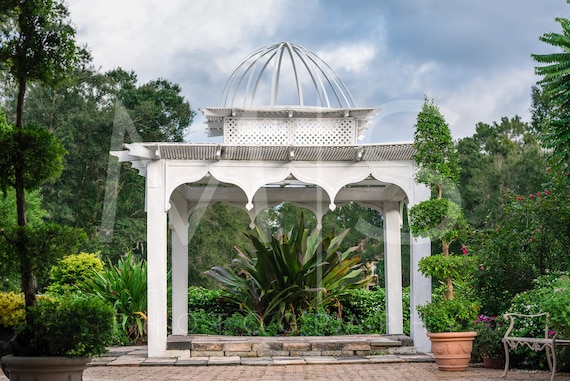 Garden Gazebo Digital Background/backdrop for Photographer | Etsy