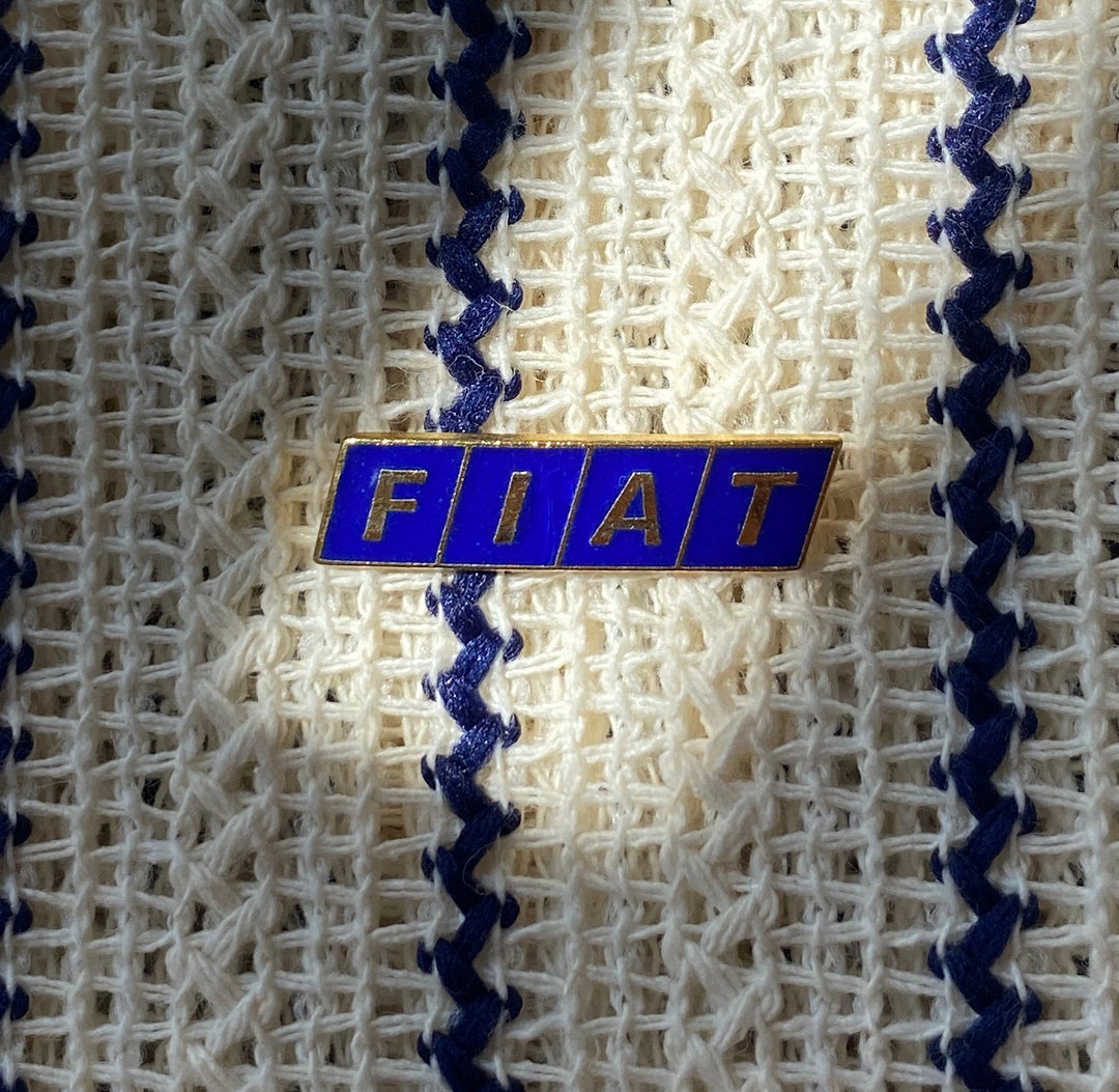Beautiful Vintage Fiat Logo Lapel Pin - Etsy