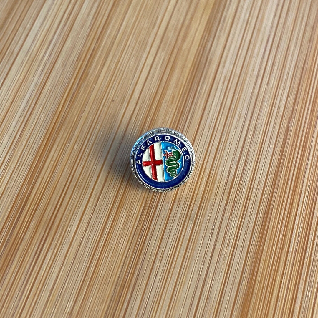 Gorgeous Little Vintage Alfa Romeo Lapel Pin Classic Automotive Charm ...